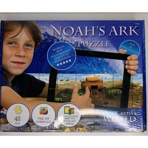 Enter Active World | Games | Noahs Ark Puzzle 48 Piece Reality 3d ...